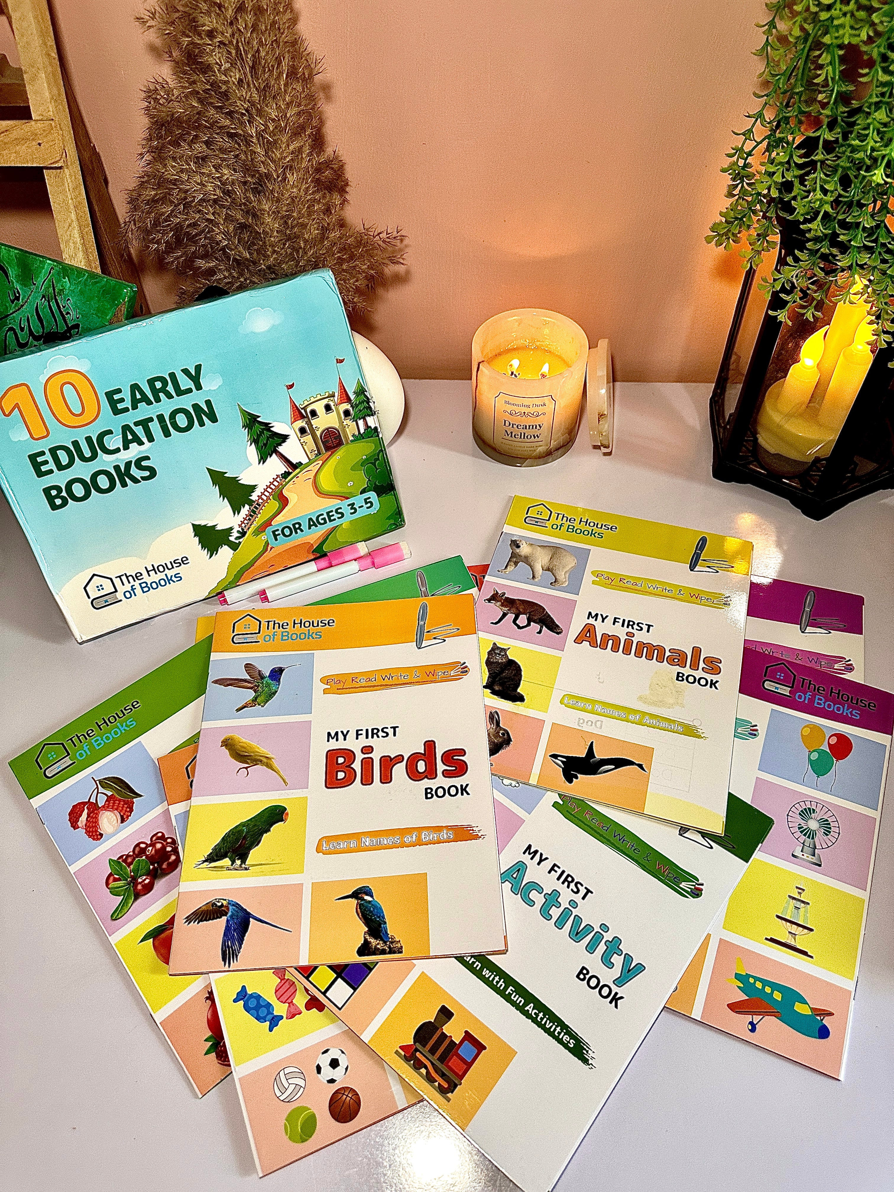 Write & Wipe Children - 10 Pcs Book Set - House Of Books