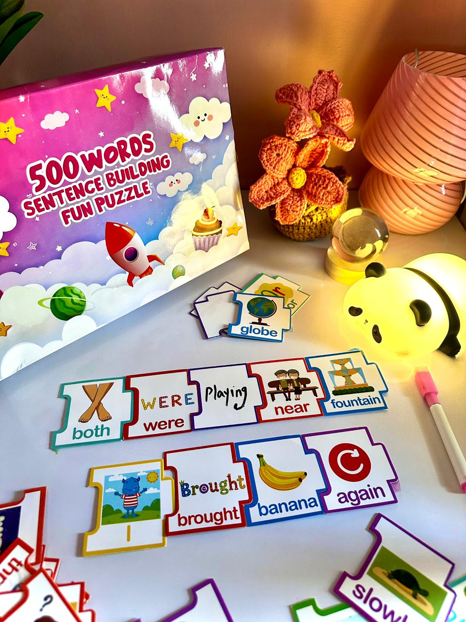 500 Words Sentence Building Puzzle for Kids - House Of Books