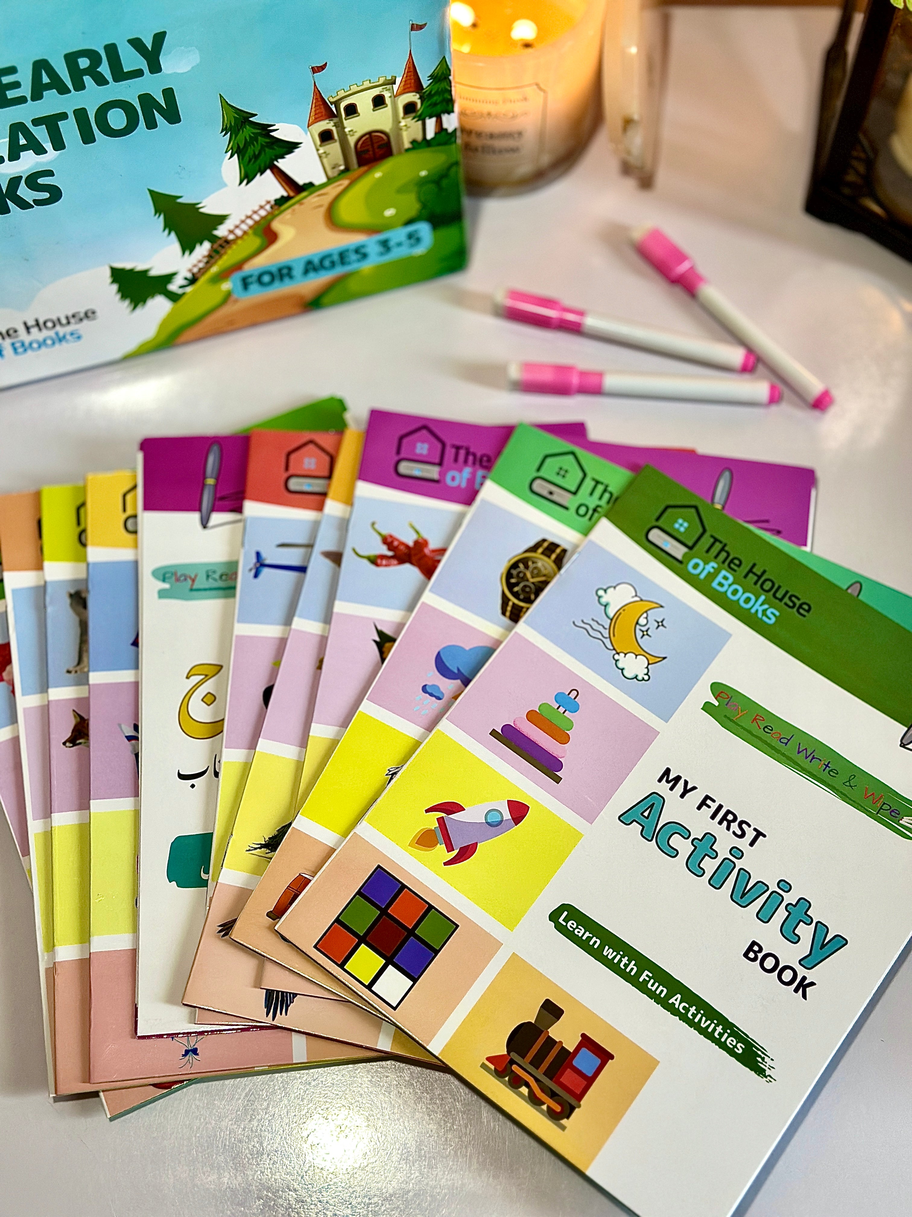 Write & Wipe Children - 10 Pcs Book Set - House Of Books