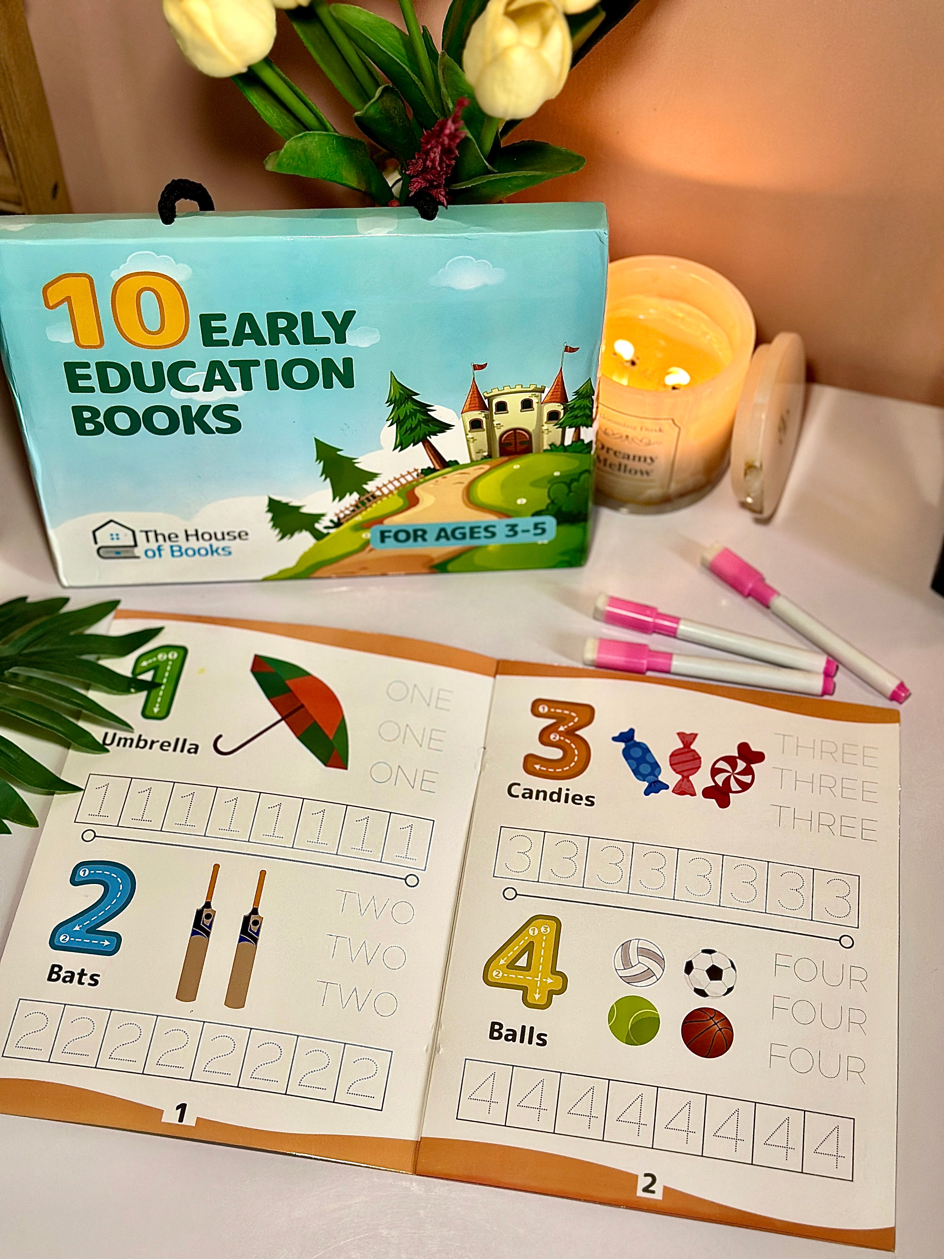Write & Wipe Children - 10 Pcs Book Set - House Of Books