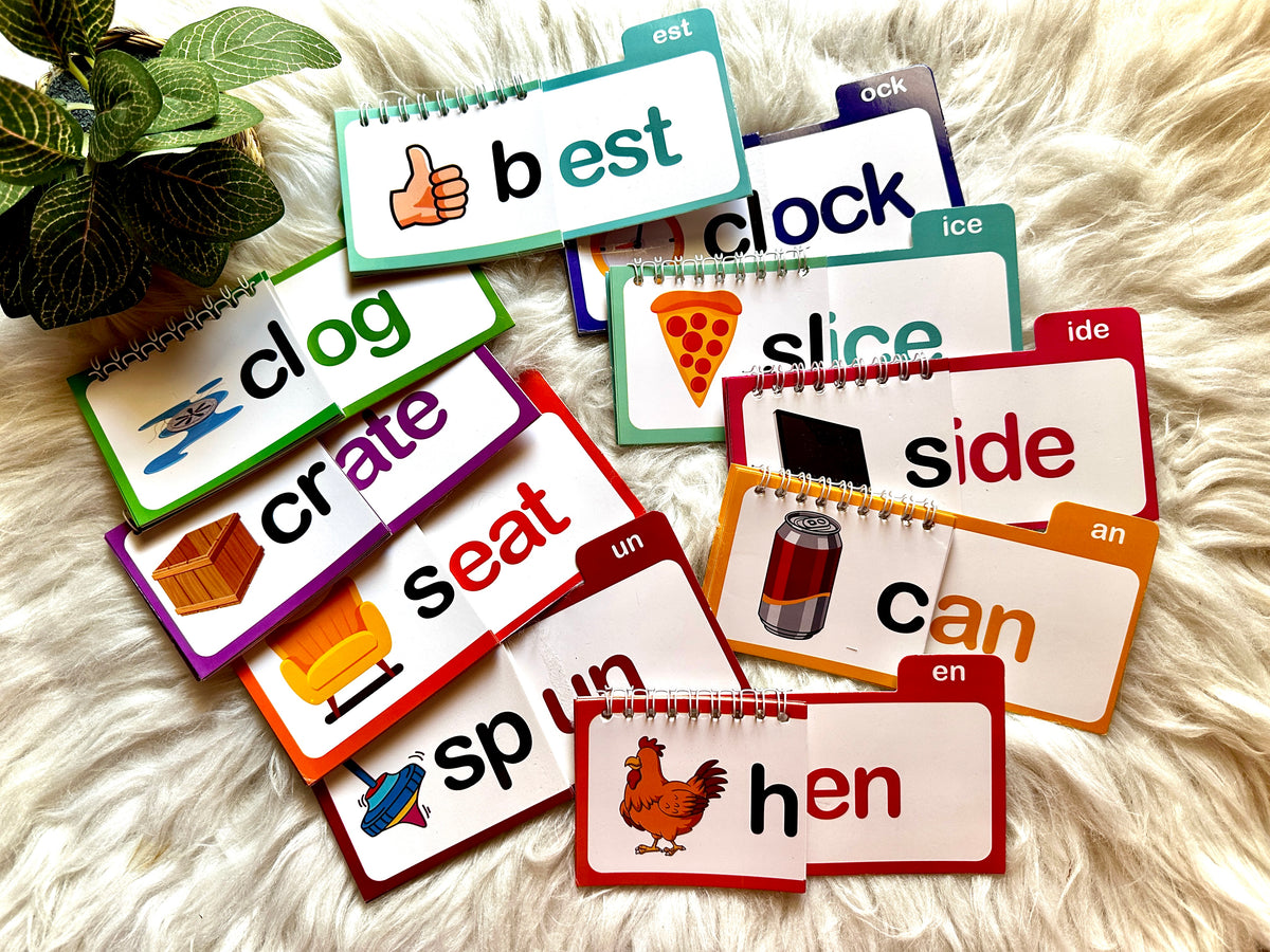 30 Read and Rhyme Flip Books - 300 Words Phonics Set - House Of Books