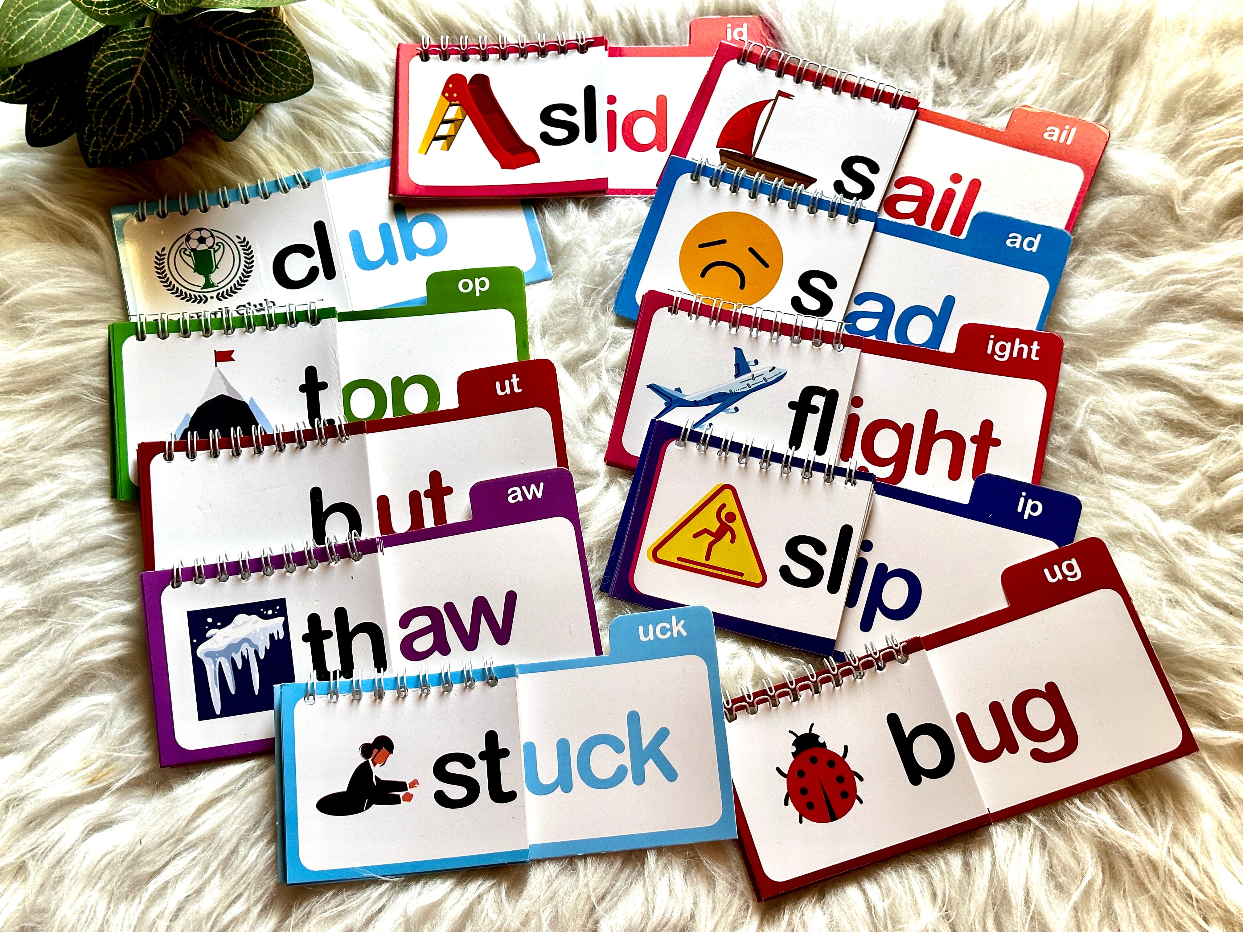 30 Read and Rhyme Flip Books - 300 Words Phonics Set - House Of Books